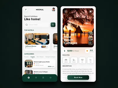 Room Booking App UI designs, themes, templates and downloadable graphic ...