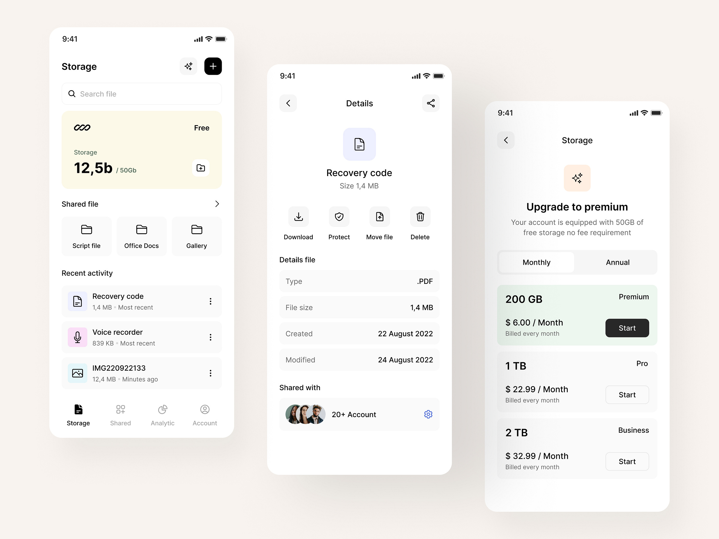 Storage - Mobile UI by Luky Erdiand 🦖 for Morva Labs on Dribbble
