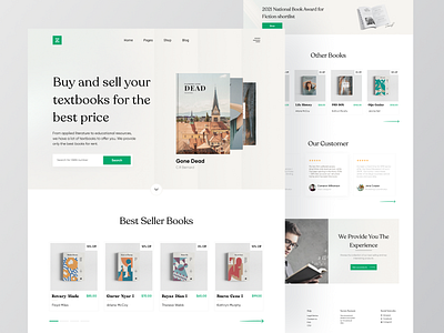 Book Online Store Landing Page Animation 📚 by Rohmad Khoirudin for ...