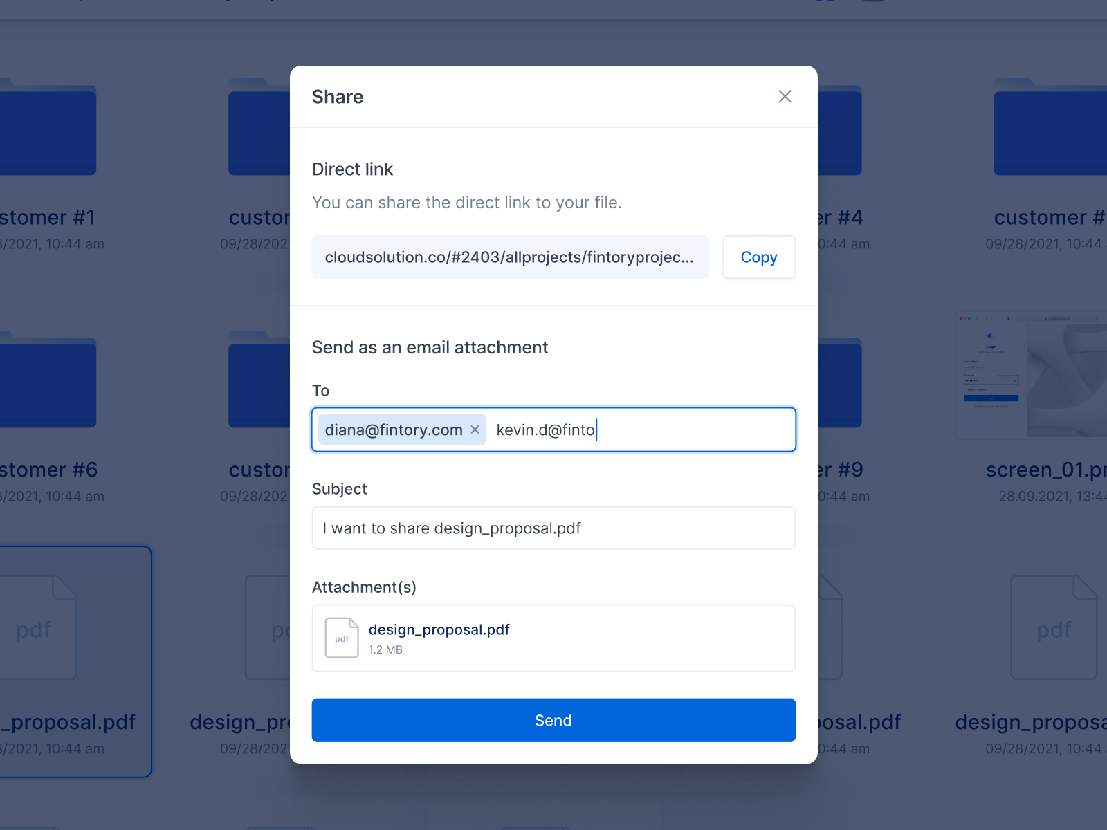 Share Modal ️ by Diana Palavandishvili on Dribbble