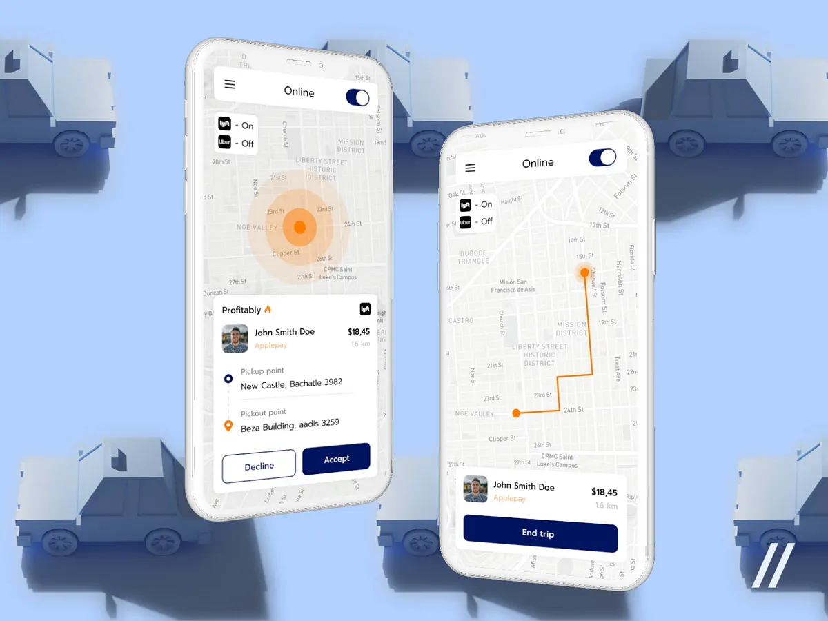 Driver App designs, themes, templates and downloadable graphic elements ...