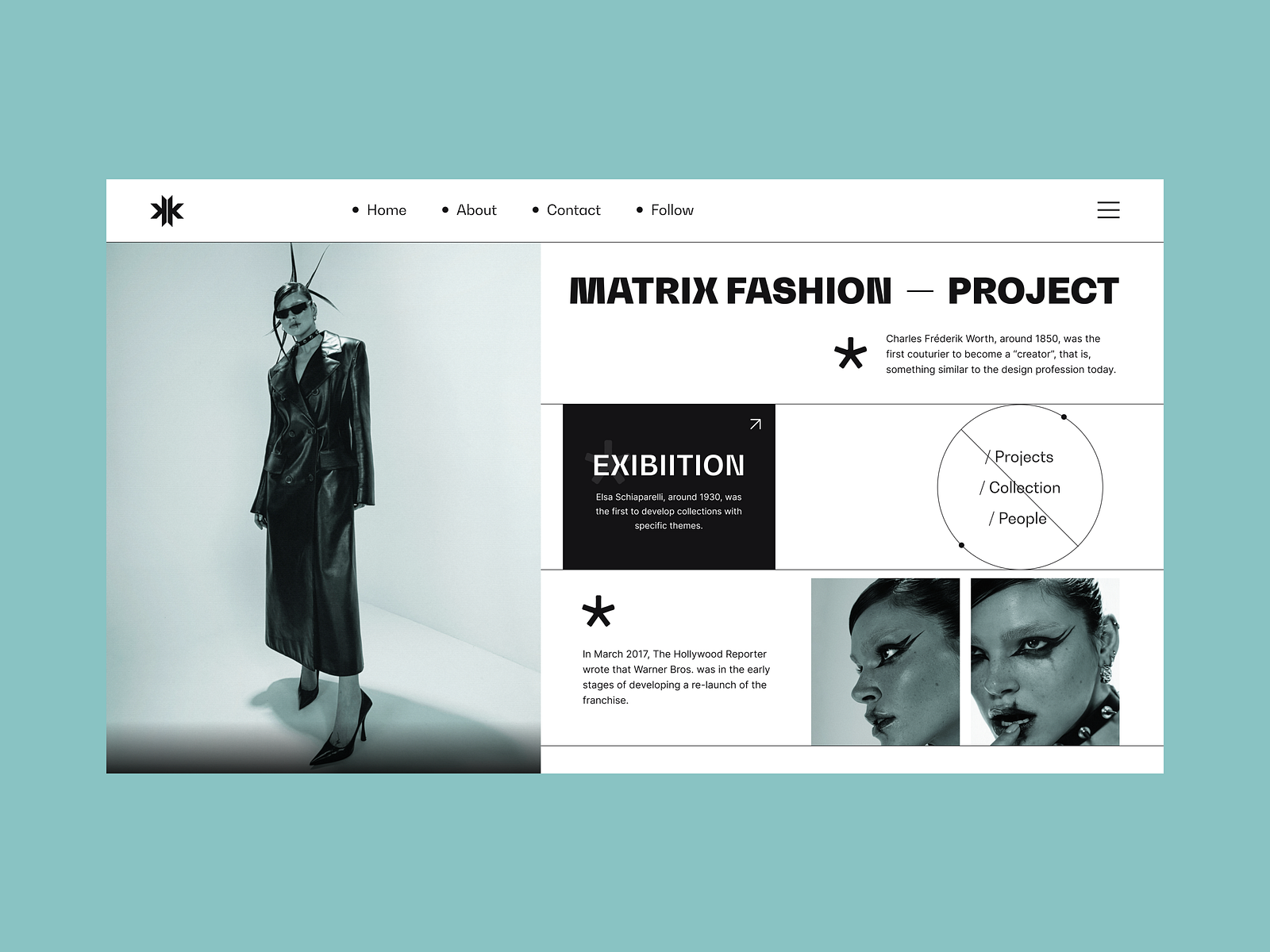 MATRIX FASHION - PROJECT by Giorgi Chikhladze on Dribbble