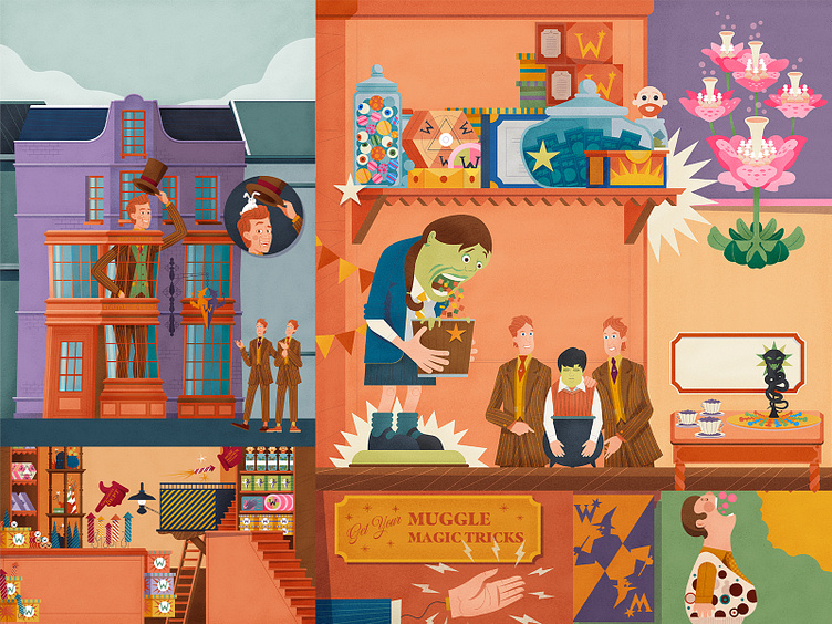 Weasley’s Wizard Wheezes by MUTI on Dribbble