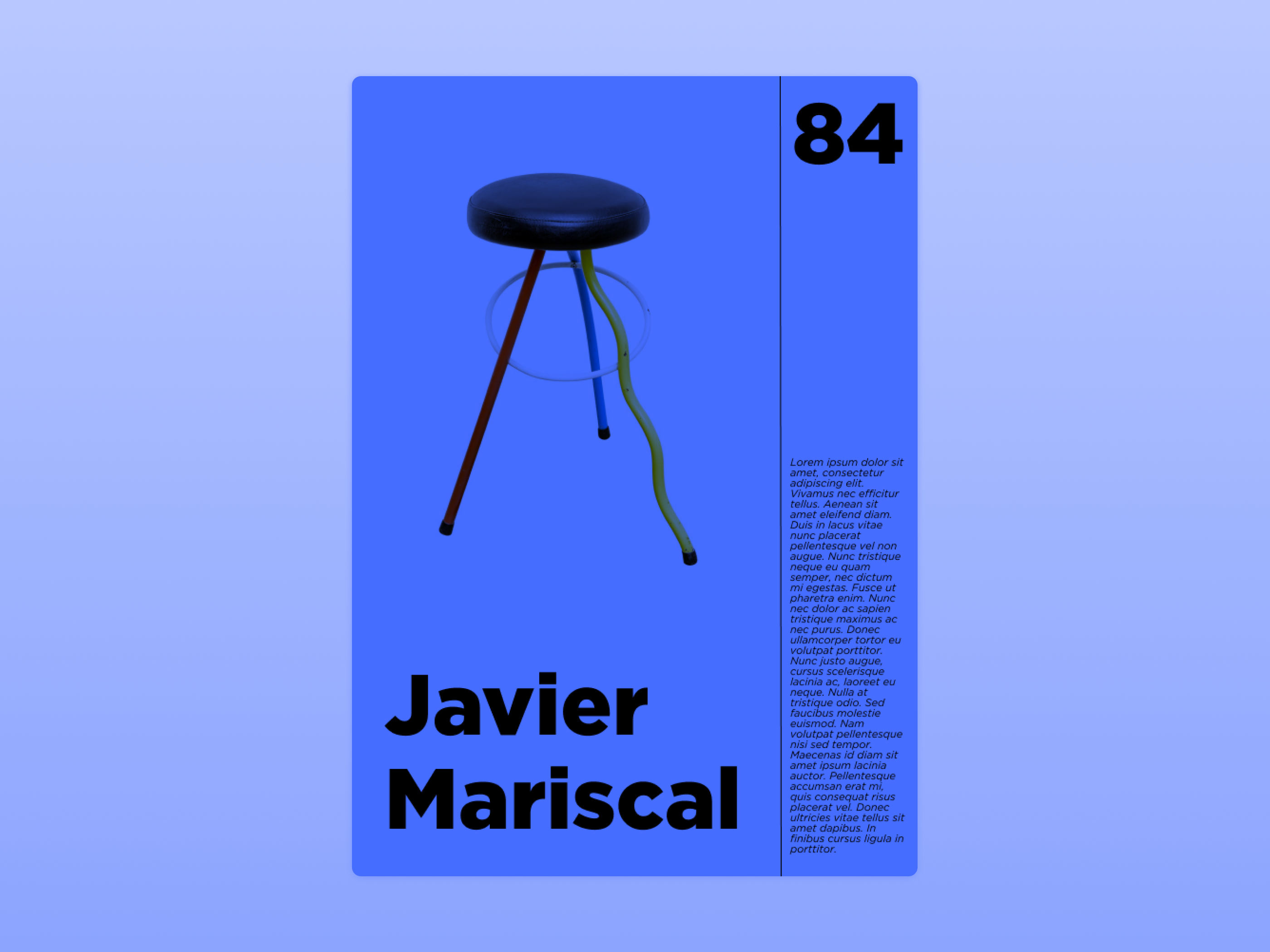 Javier Mariscal Graphic Design by Suvaneel Biswas on Dribbble