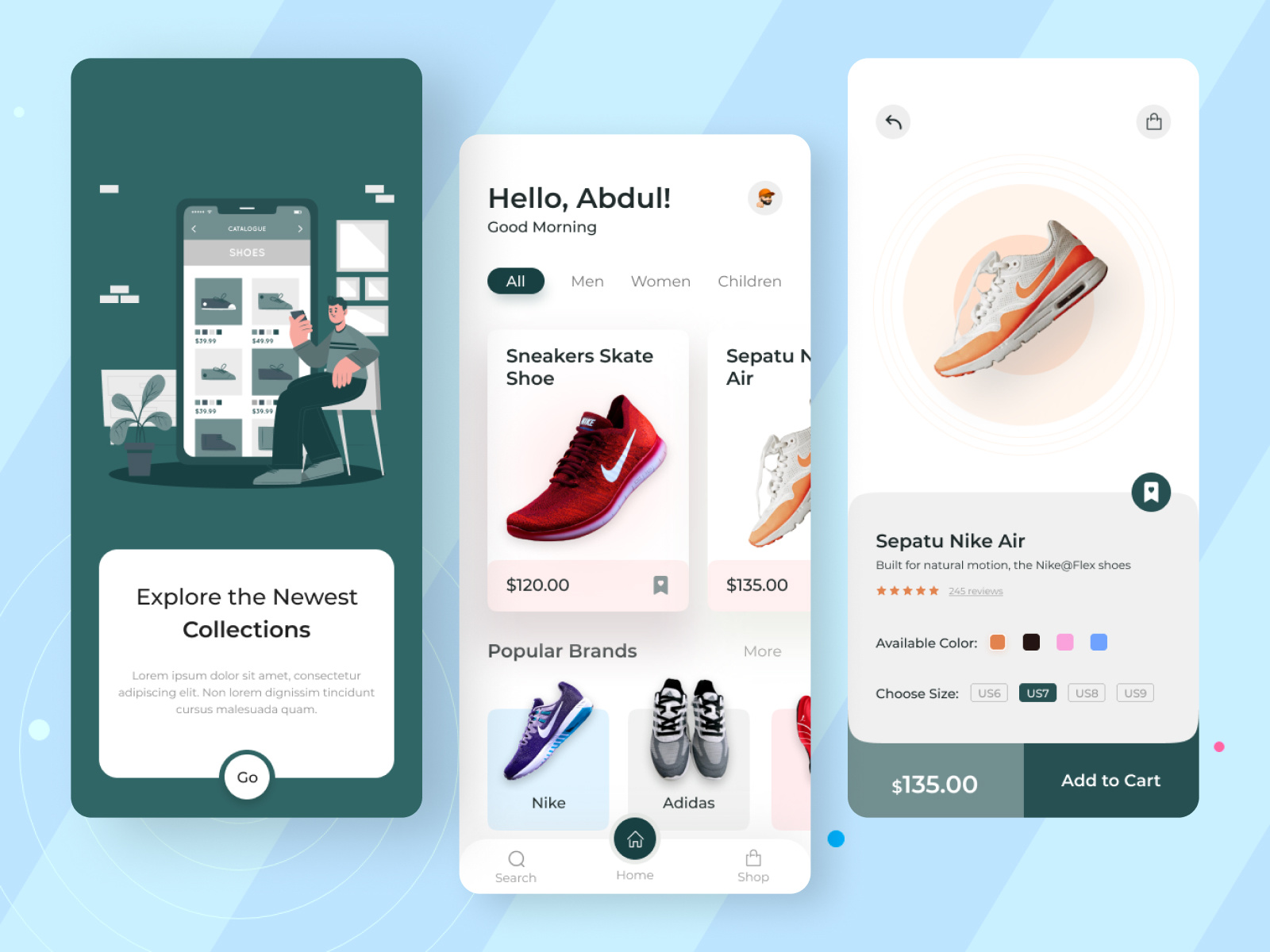 eCommerce Shoes Application by Usman Jalal on Dribbble