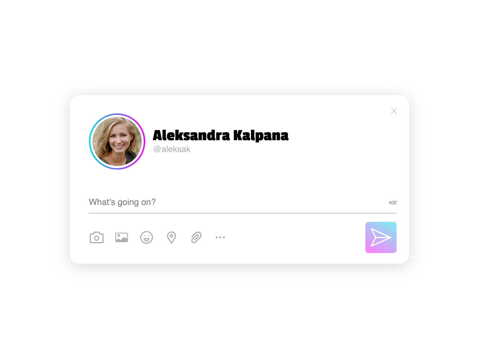 Status Update by Felipe Bernal on Dribbble