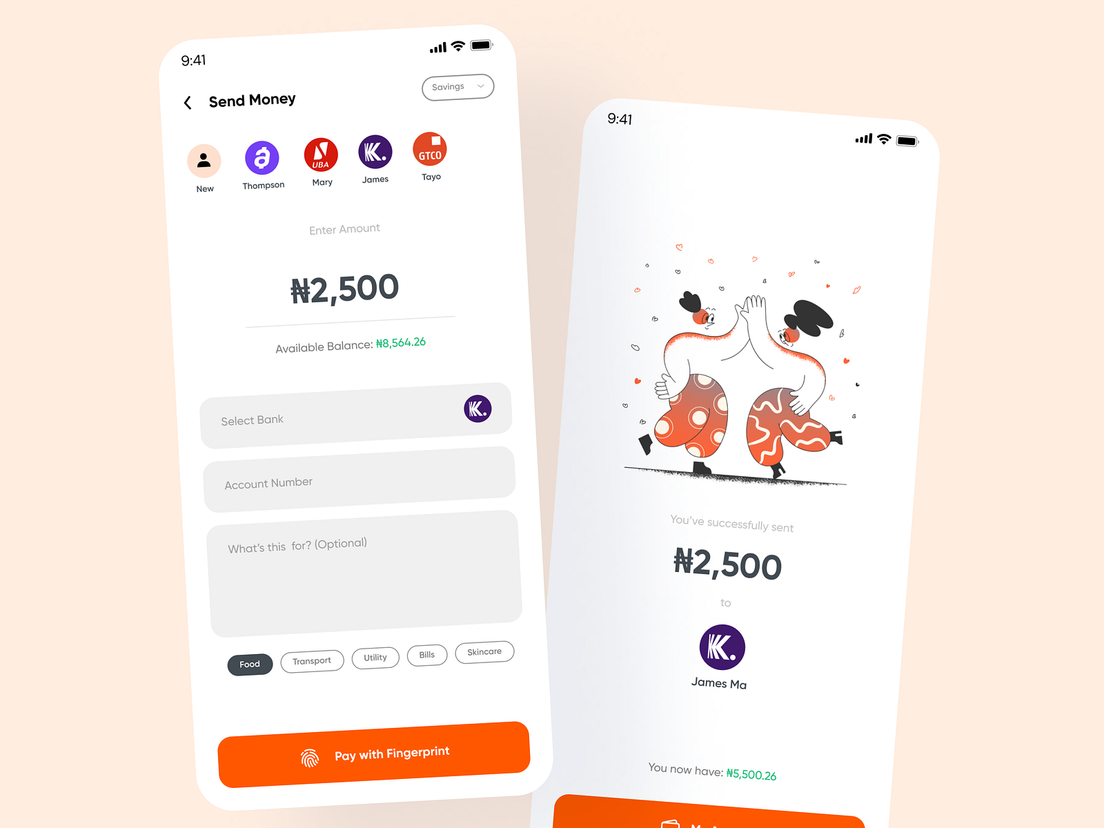 GTBank App Redesign by Thomas Frank on Dribbble