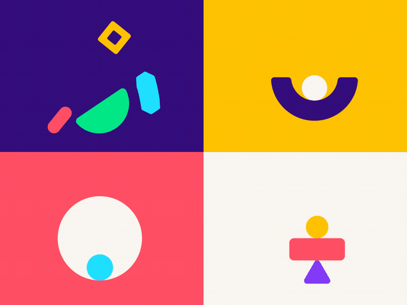 Shape Animation Grid by Cream Studio on Dribbble