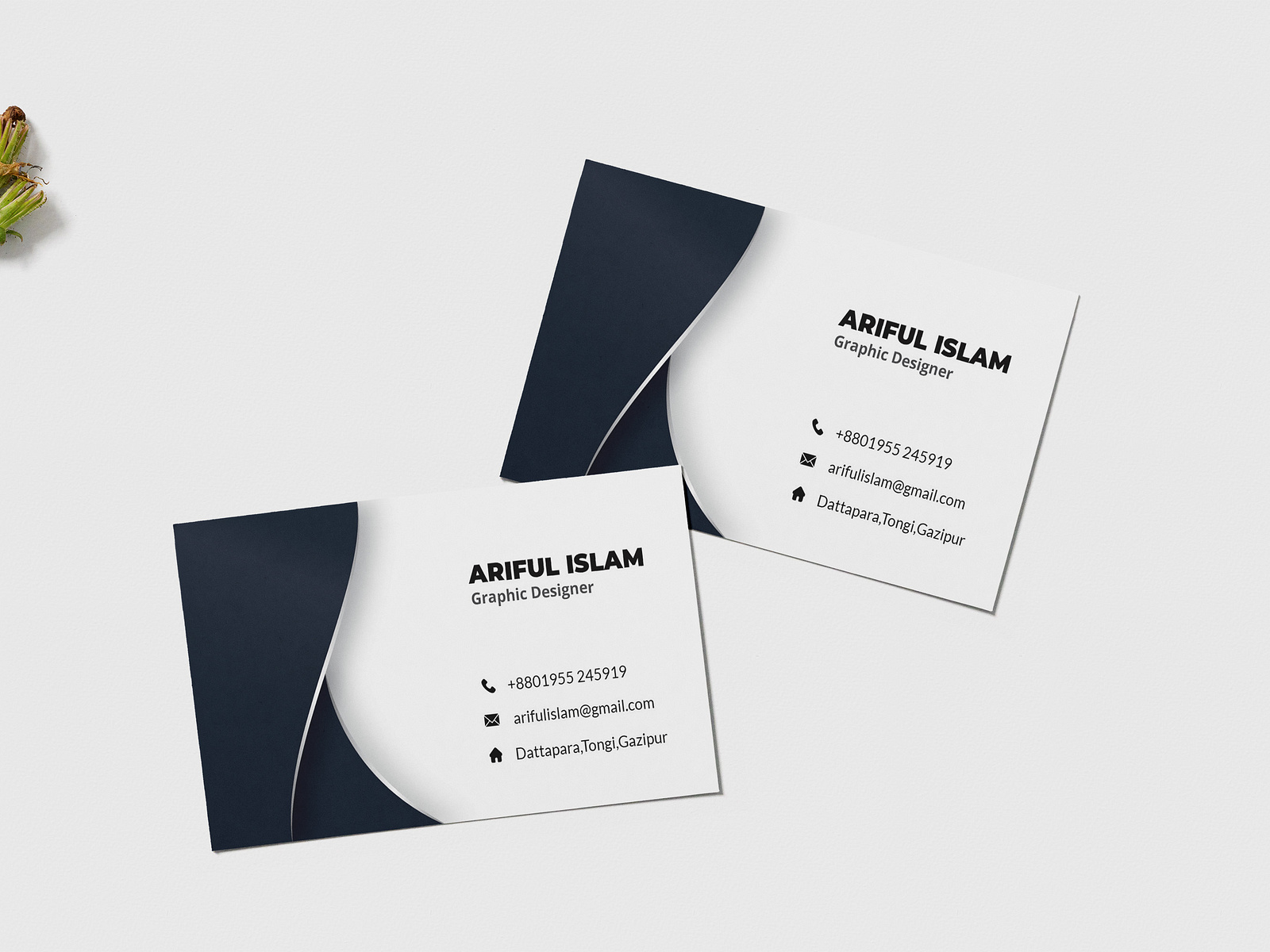 simple colour card by M Arif on Dribbble