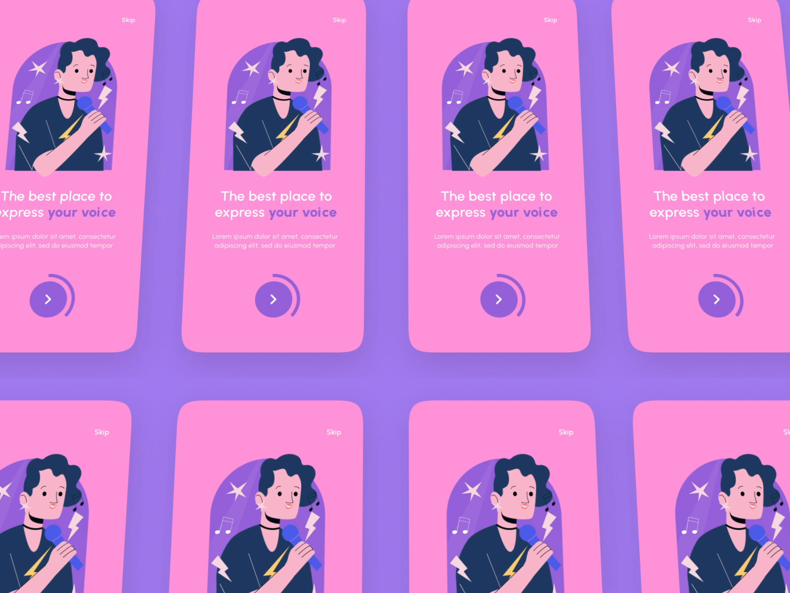 Sinx - Onboarding Animation by Ali Husni for Enver Studio on Dribbble