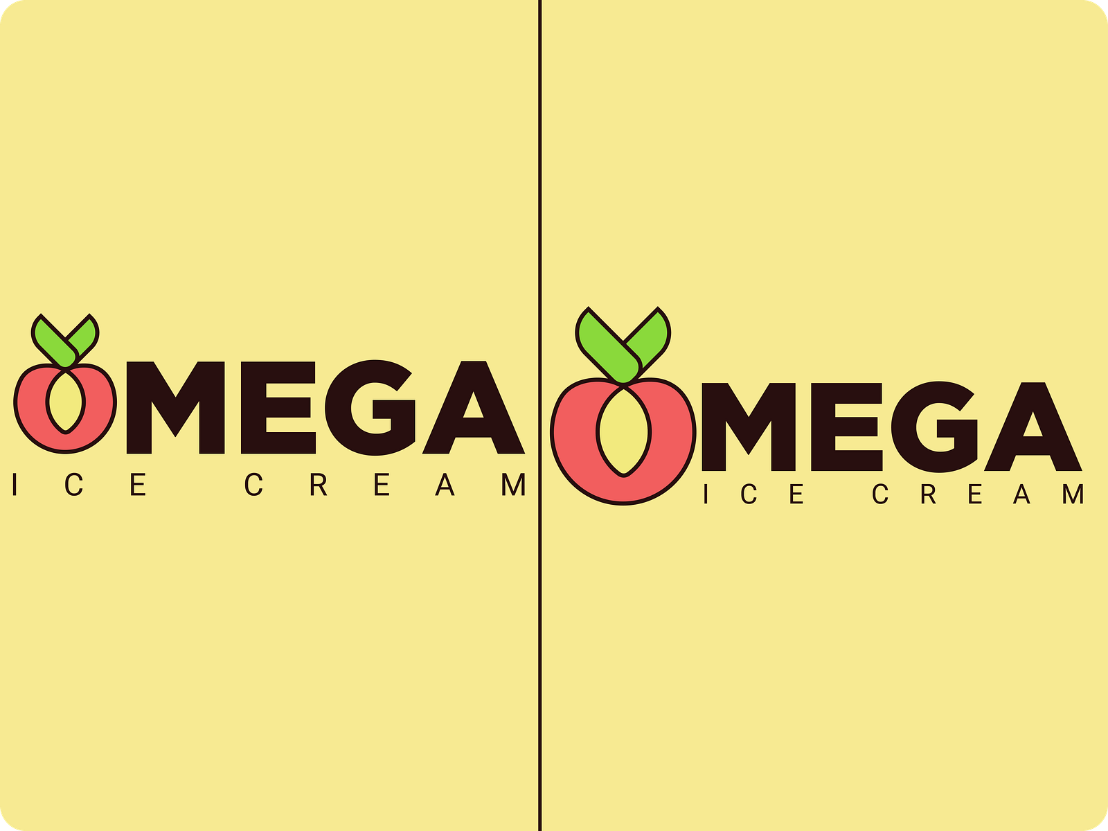 Omega Ice Cream by pritam konar on Dribbble