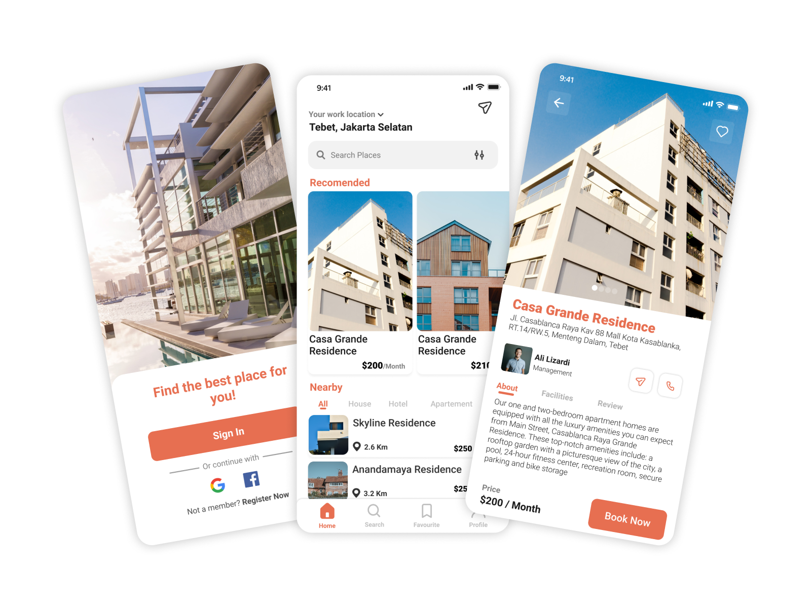Apartment Rental UI Design by Afaqih Deaz Tratama on Dribbble