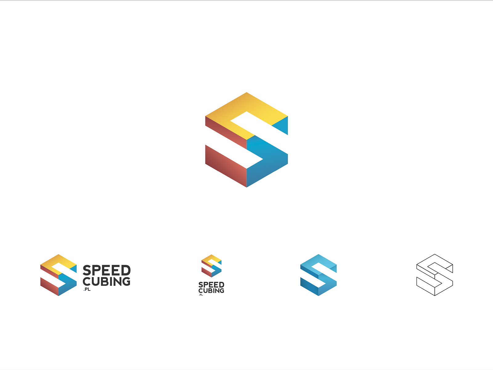 Speedcubing.pl Logo by Michał Ludwik on Dribbble