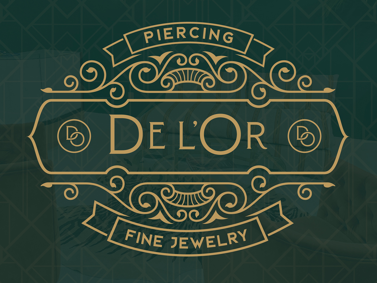 De l'OR Logo Design by Mike Ecker on Dribbble