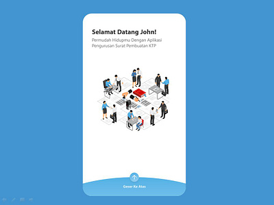 Design Aplikasi Pengurusan KTP by Rahmad Farizan on Dribbble