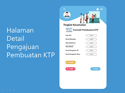 Design Aplikasi Pengurusan Pembuatan KTP by Rahmad Farizan on Dribbble