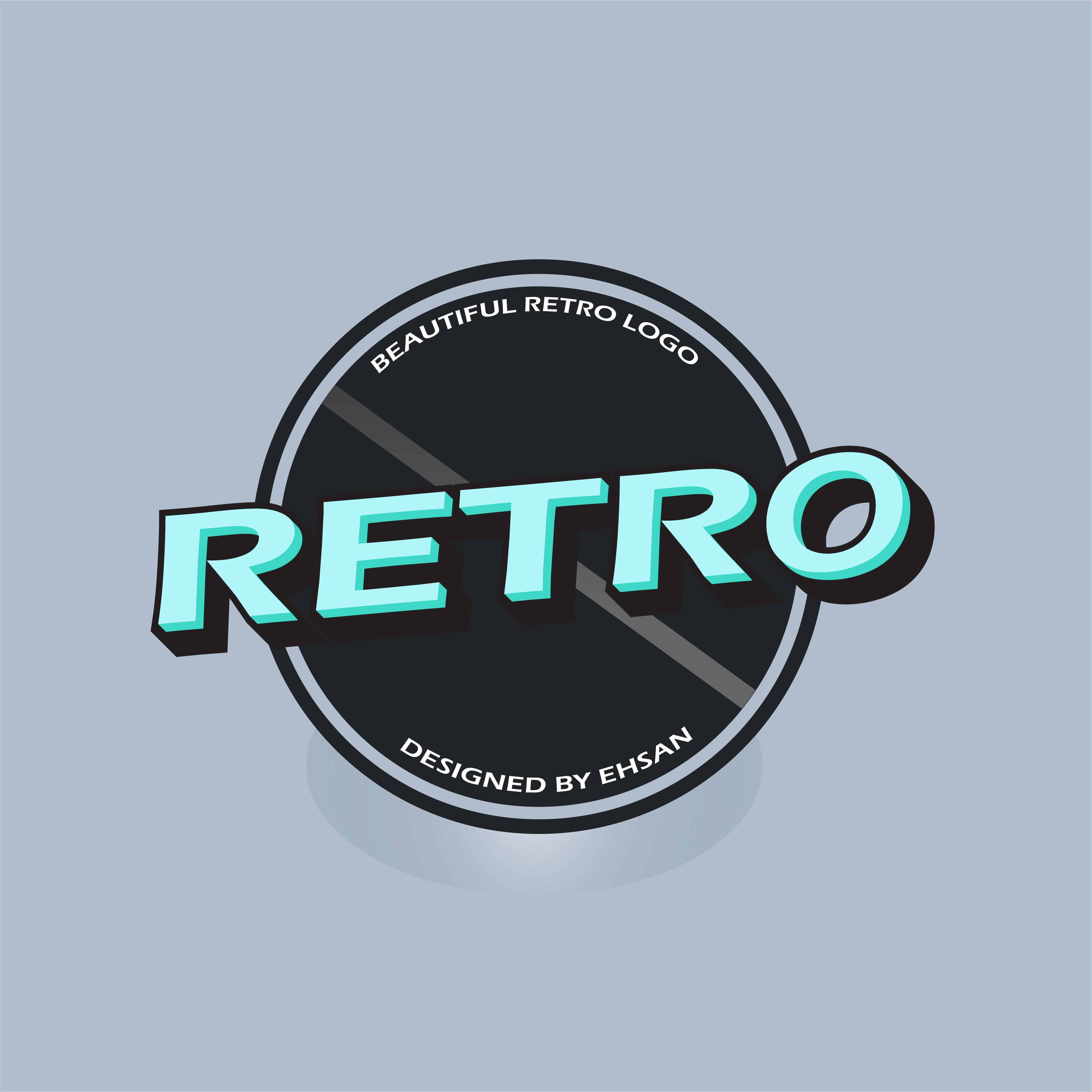 RETRO LOGO by Ehsan Kobir on Dribbble