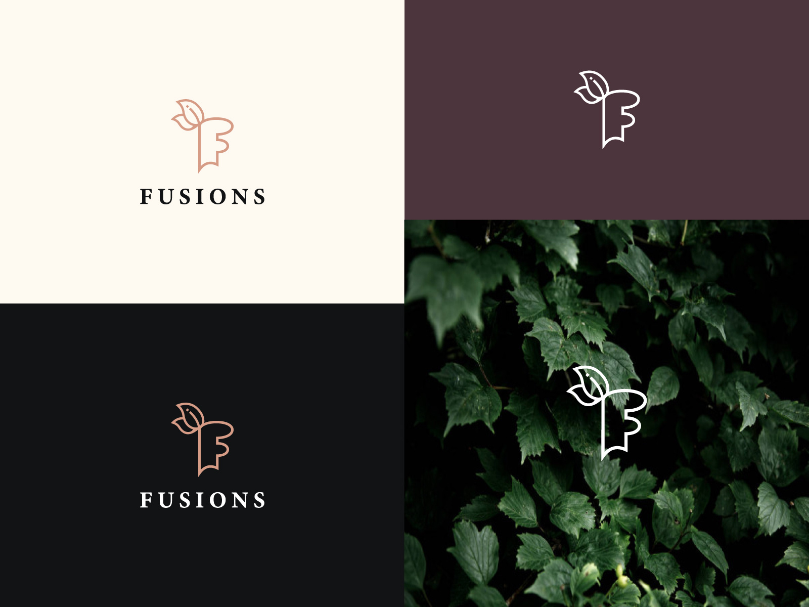 Fusions Logo Design by Abdul Gaffar on Dribbble