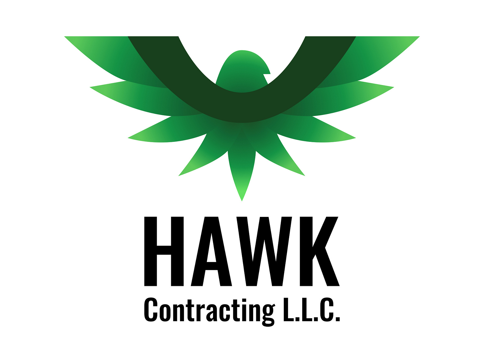 Logo - Hawk Contracting LLC by Elise SCH on Dribbble