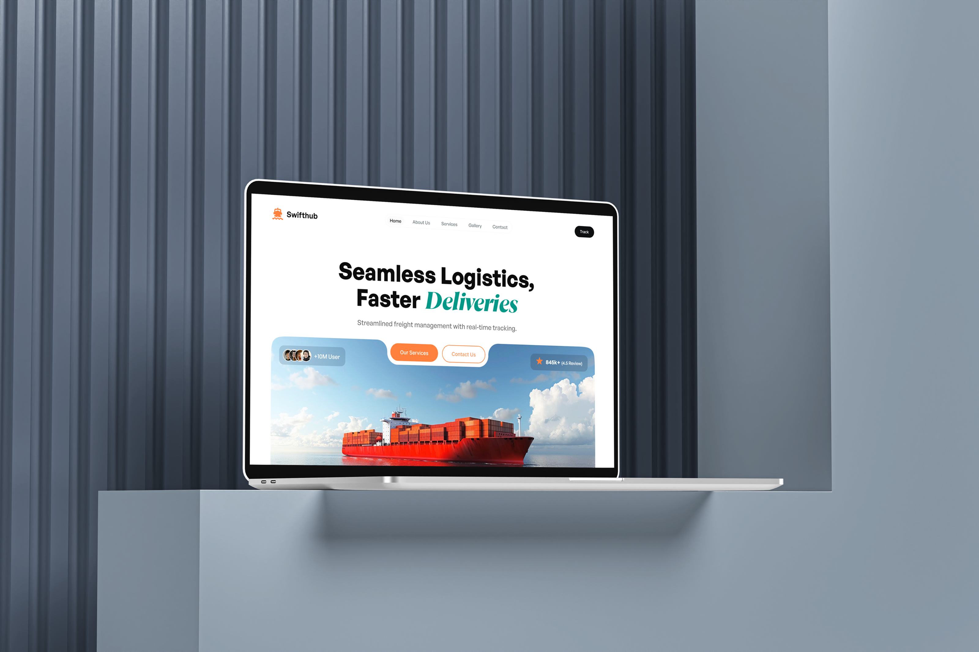 SwiftHub – Modern & Intuitive Logistics Website UI/UX Design by Opndoo ...