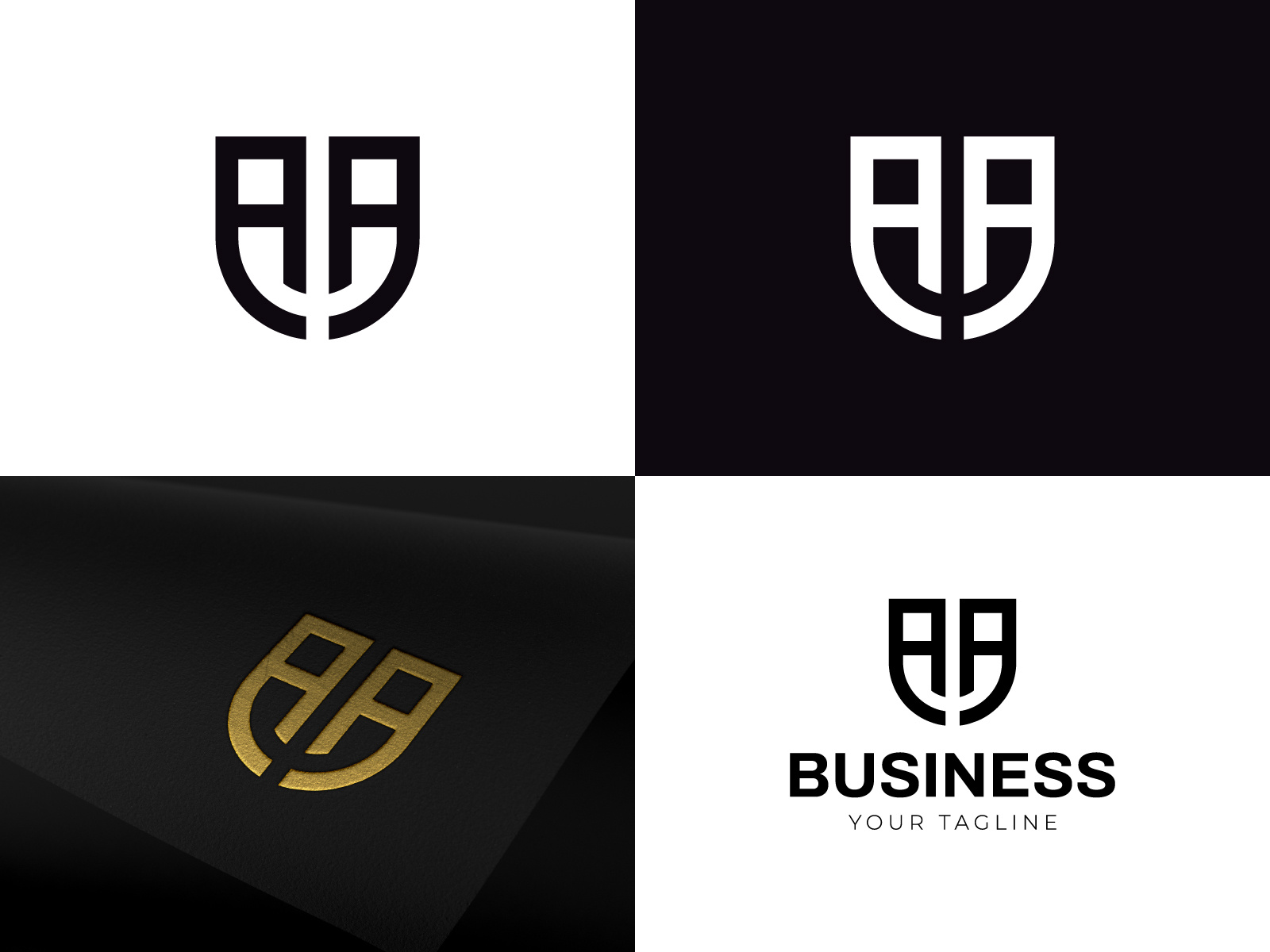 AA Monogram Logo by Sabuj Ali on Dribbble