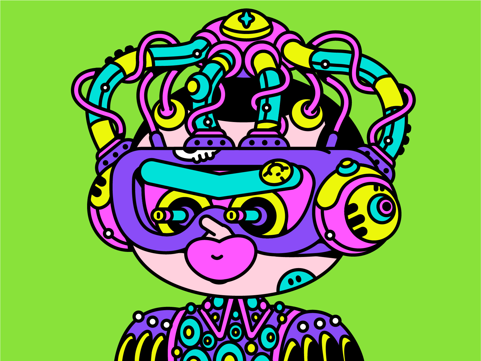 Cyber Boy by Quinn KK on Dribbble