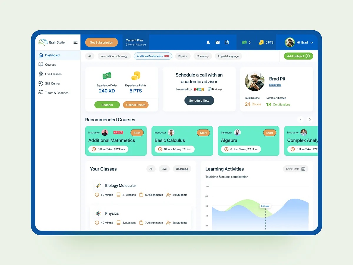 Lms UI designs, themes, templates and downloadable graphic elements on ...