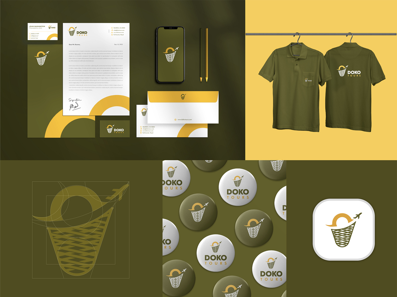 Doko Tours Branding by Makura Creations on Dribbble
