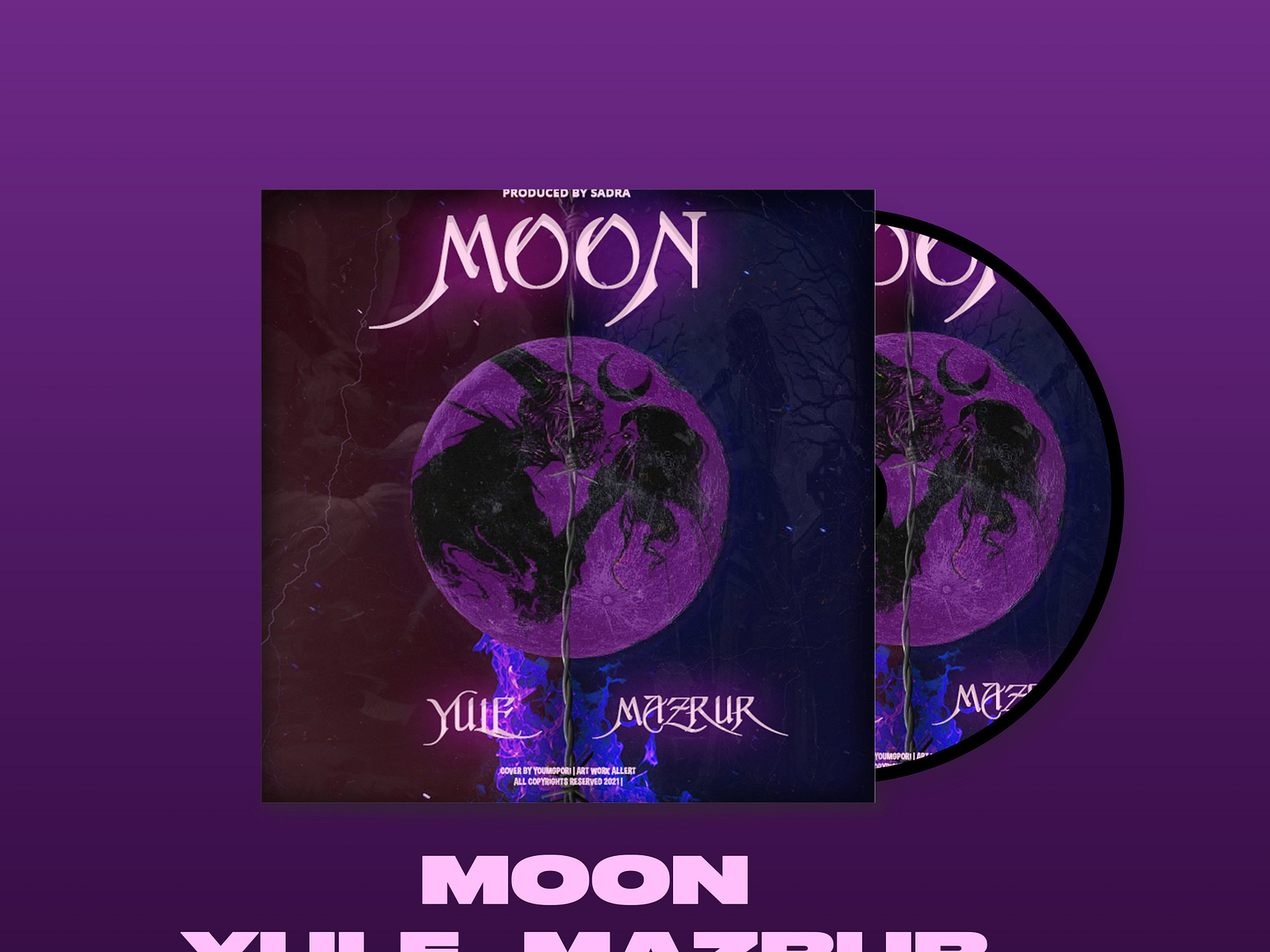 MOON COVER ART #3 by YoungPori on Dribbble