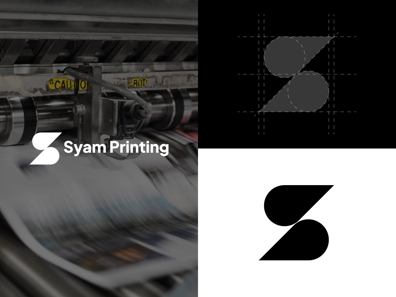 Syam Printing Logo by Designku Studio on Dribbble