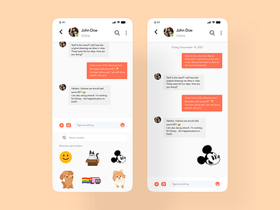 Animated Chat by Annie Yang on Dribbble
