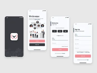 Political App designs, themes, templates and downloadable graphic ...