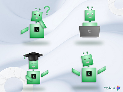 Robot Illustration by Sanjana Dhakad on Dribbble