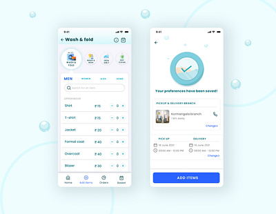Laundry App UI designs, themes, templates and downloadable graphic ...