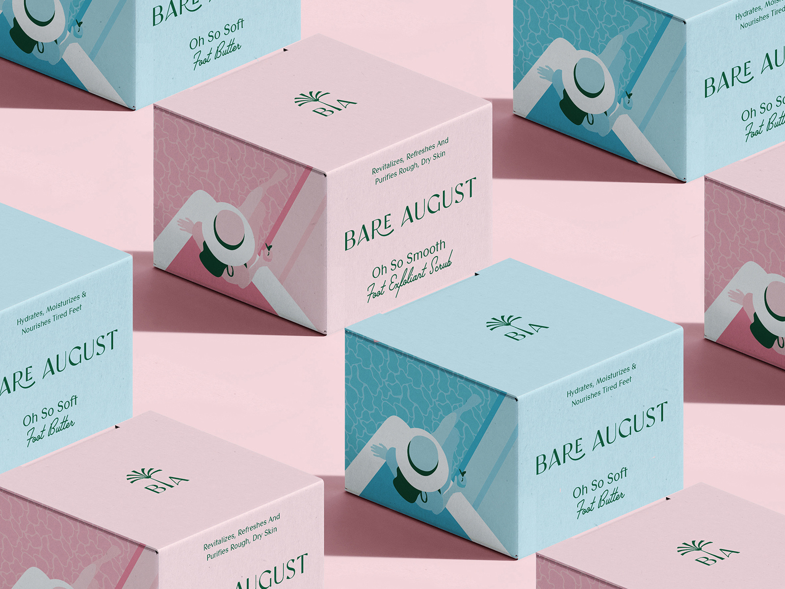Bare August Packaging Design by Necula Creative on Dribbble