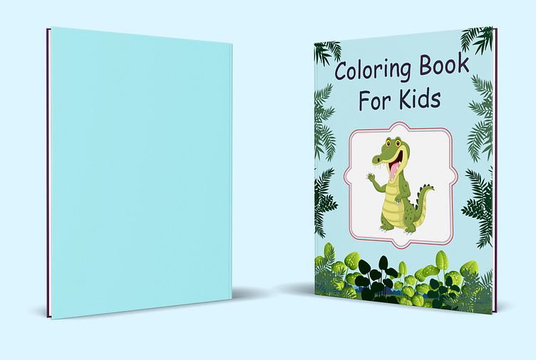 Simple Kids Coloring Book Cover Design by Md Foridur Rahman on Dribbble