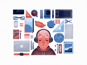 Design Day Elements by tubik.arts on Dribbble