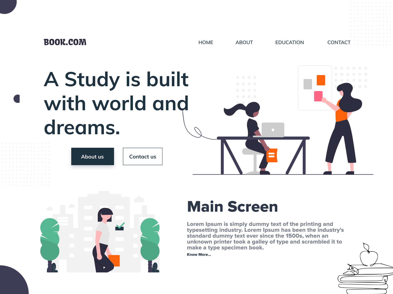 Study Web Design by Gajera Sagar on Dribbble