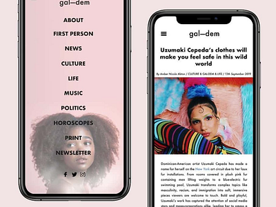 GAL-DEM App Concept by Tola Salau on Dribbble