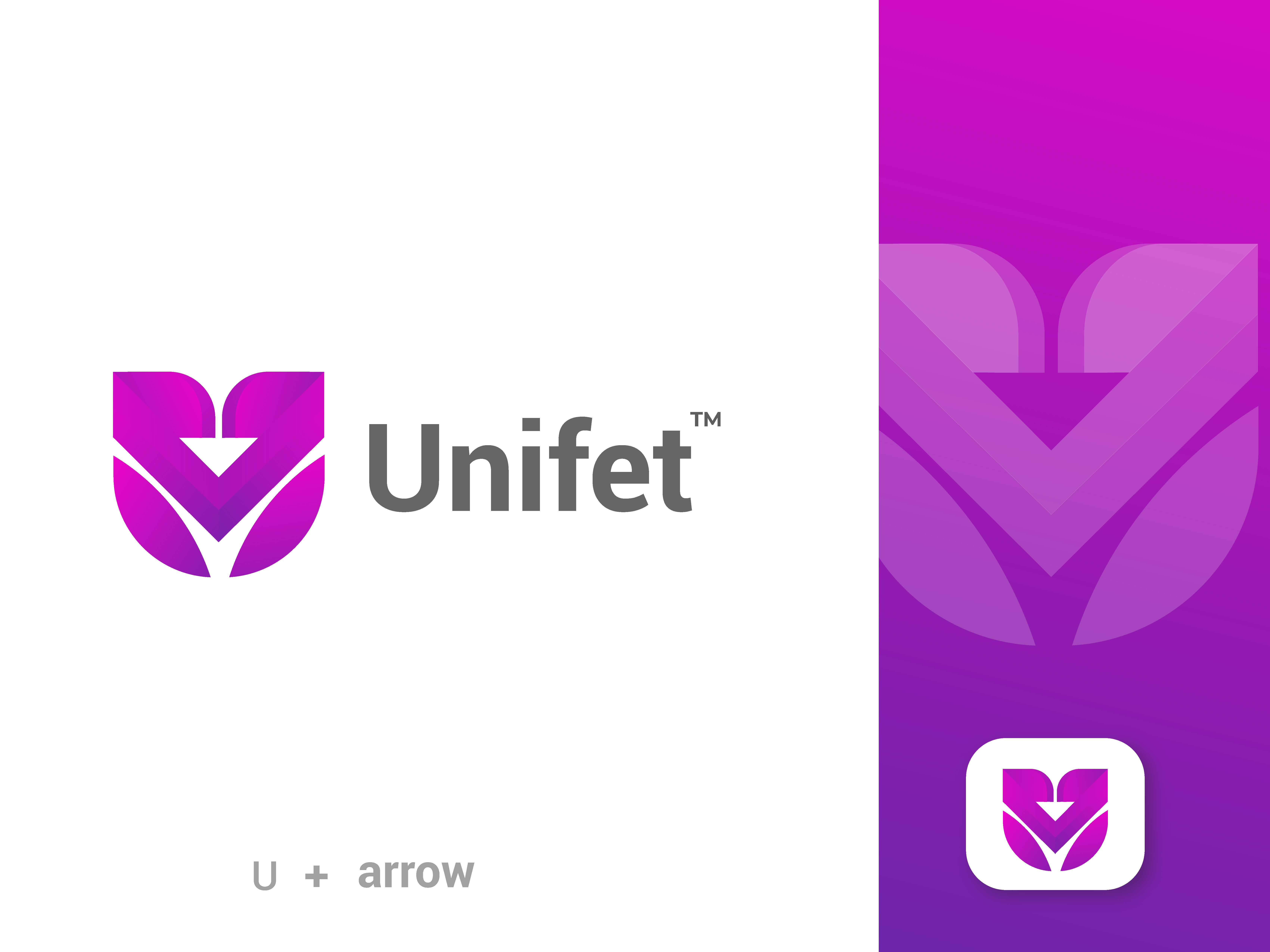 Unifet Logo Design by Nayem torjo on Dribbble