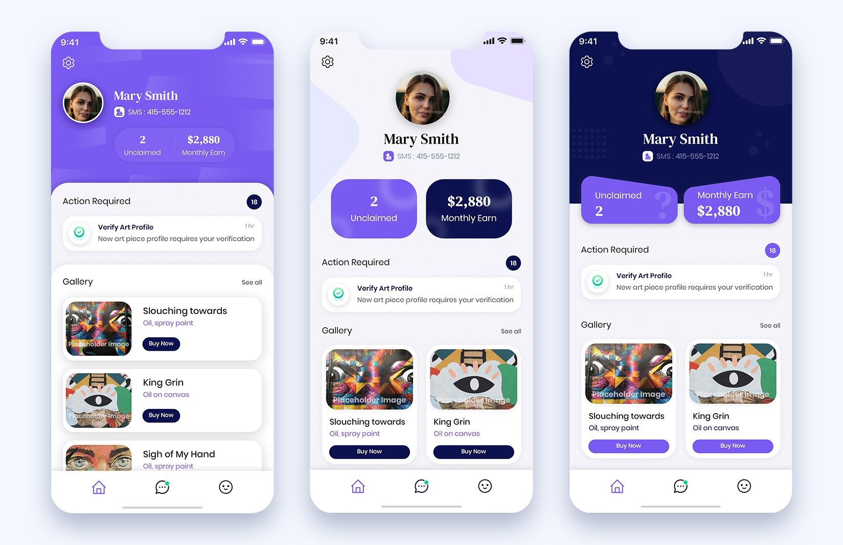 Mobile App Design by XharpTech on Dribbble