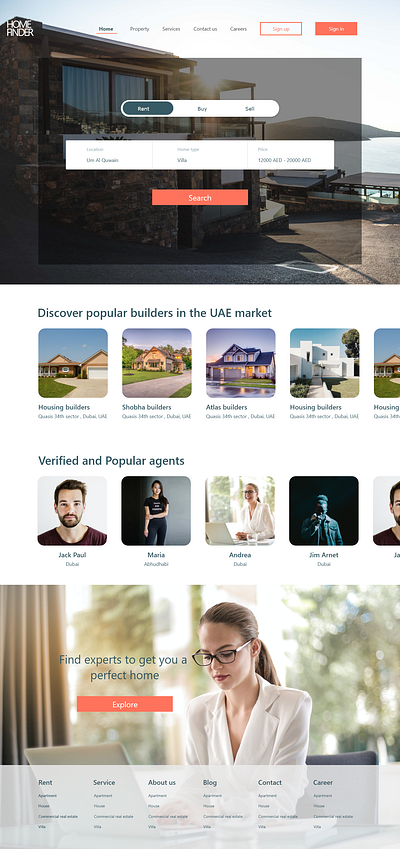 Homefinderwebsite designs, themes, templates and downloadable graphic ...