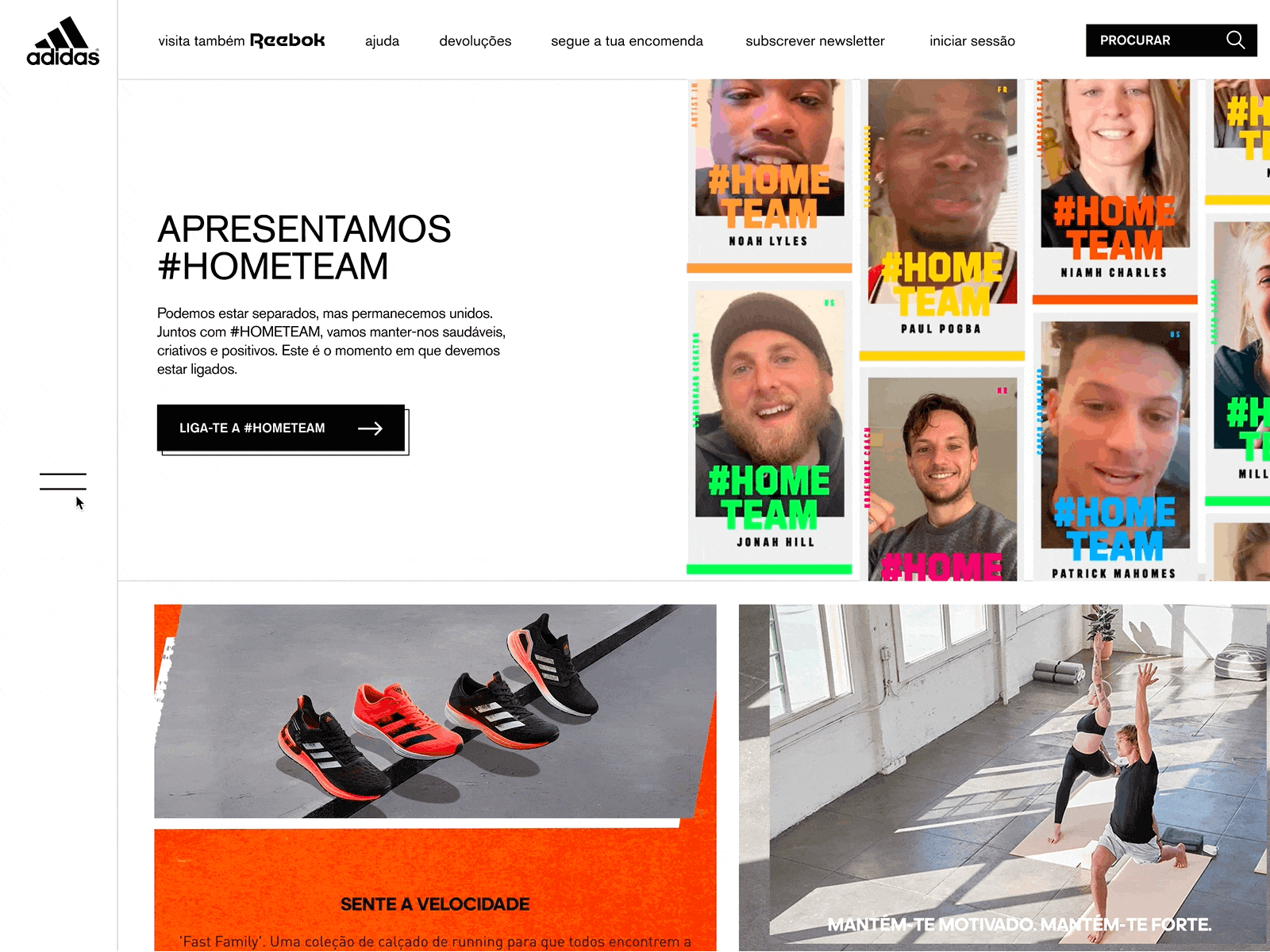 Adidas Menu by Constança on Dribbble