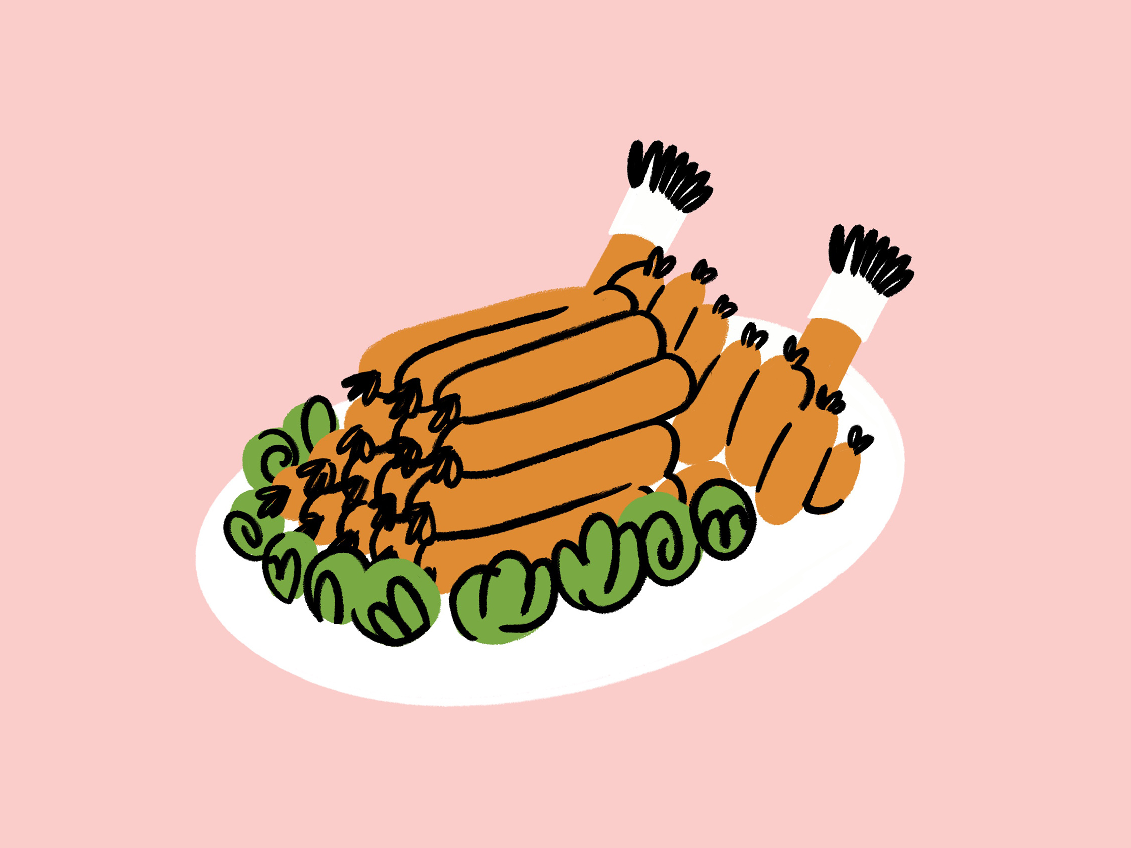 The Great Turkey Wiener tradition 🦃🌭 by Mick Champayne 🍾 on Dribbble