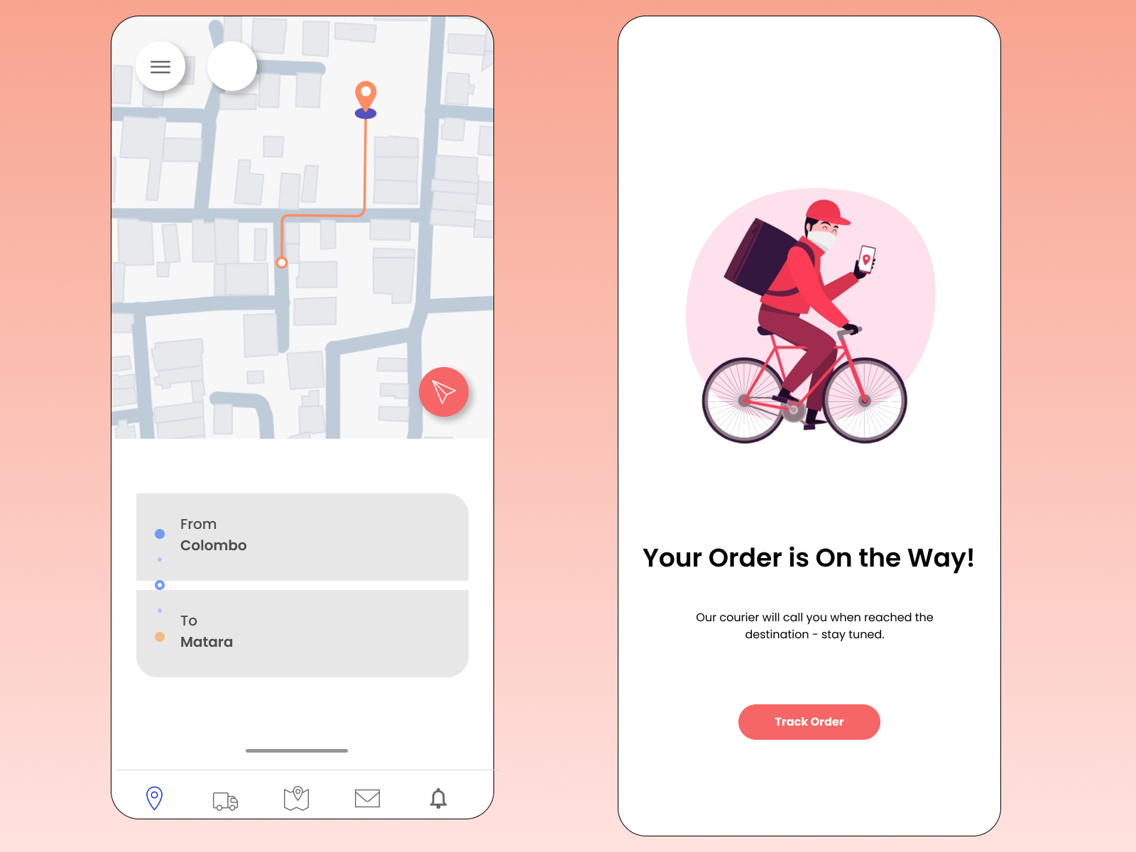 Location Tracker Page | UI Design | Daily UI | #020 by Sachini Ruvindya ...