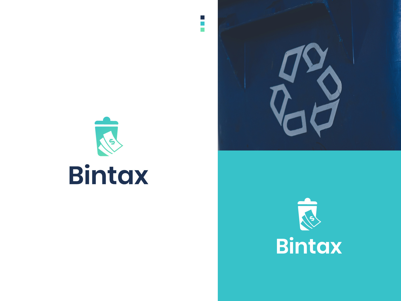 bintax logo Design by M Parvez on Dribbble