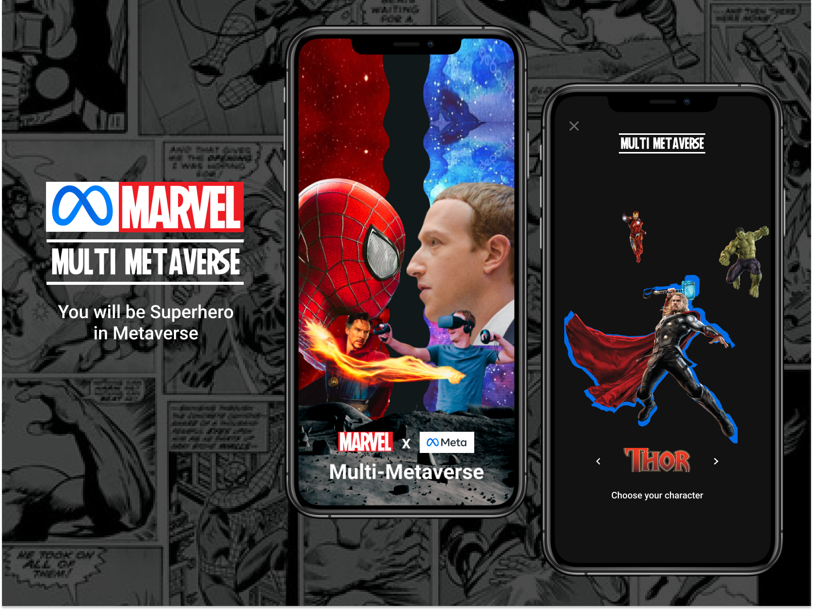 Marvel x Meta Multi-Metaverse UI UX Design App by Experience Designer ...