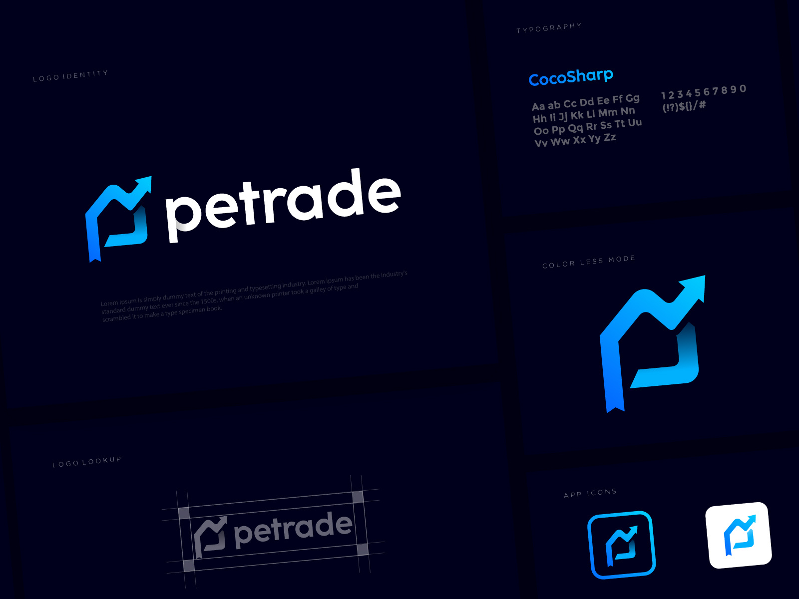 Petrade logo design || real estate logo design by Fahim Ahmed on Dribbble