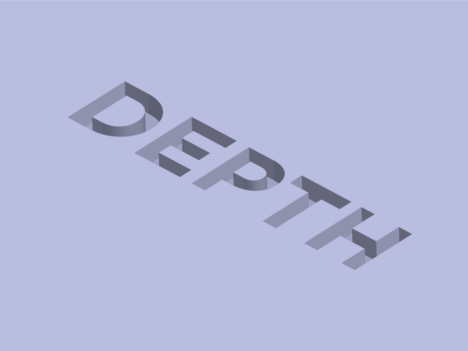 Deep Depth Text Effect by Marzia Akter S. on Dribbble