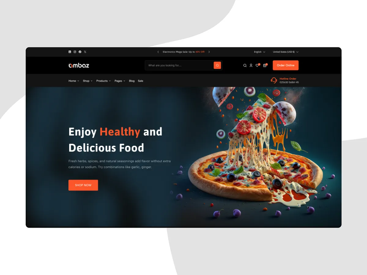 Browse thousands of Food Menu Html Css images for design inspiration ...